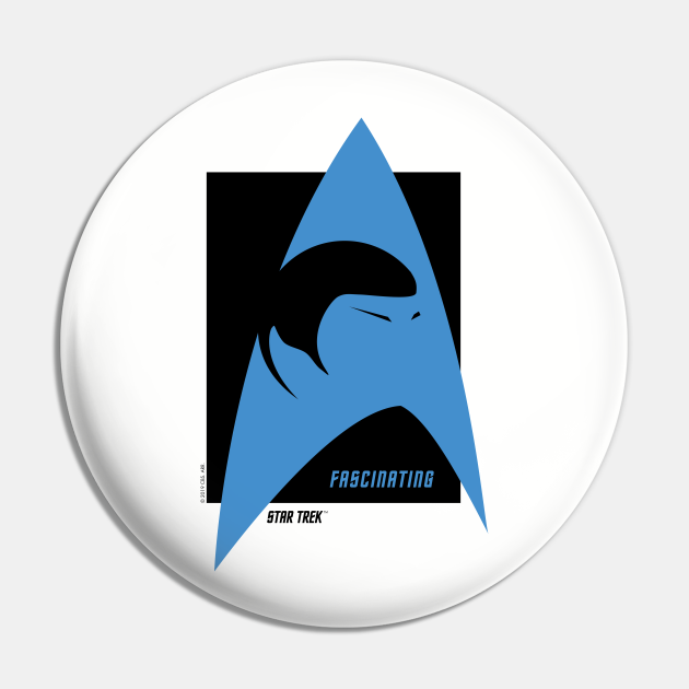 Spock Fascinating Star Trek Original Series Blue - Star Trek - Pin ...
