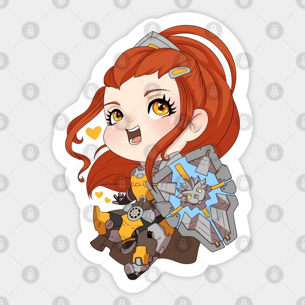 how to draw brigitte overwatch