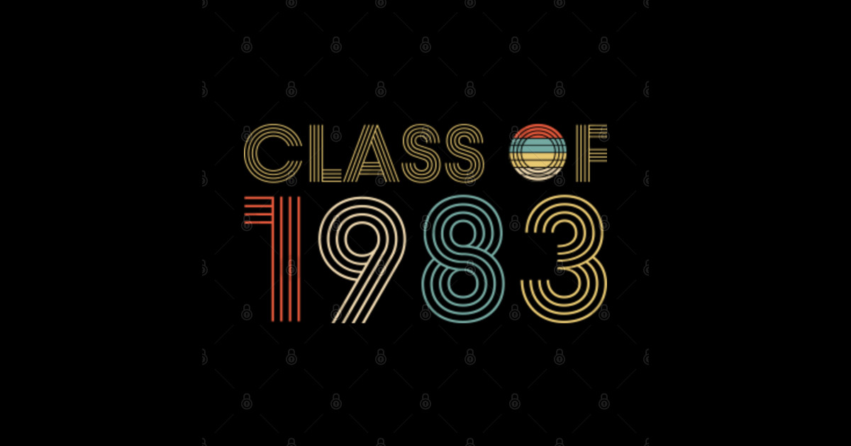 class of 1983 - Class Of 1983 - Sticker | TeePublic