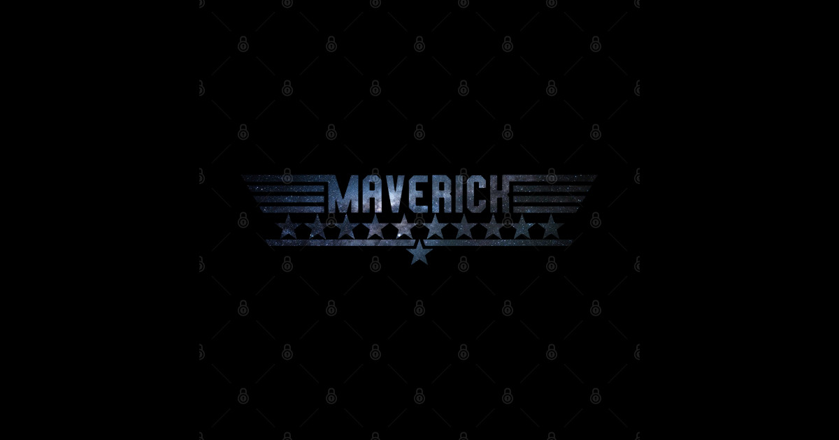 Top Gun Maverick Text - Top Gun - Sticker | TeePublic