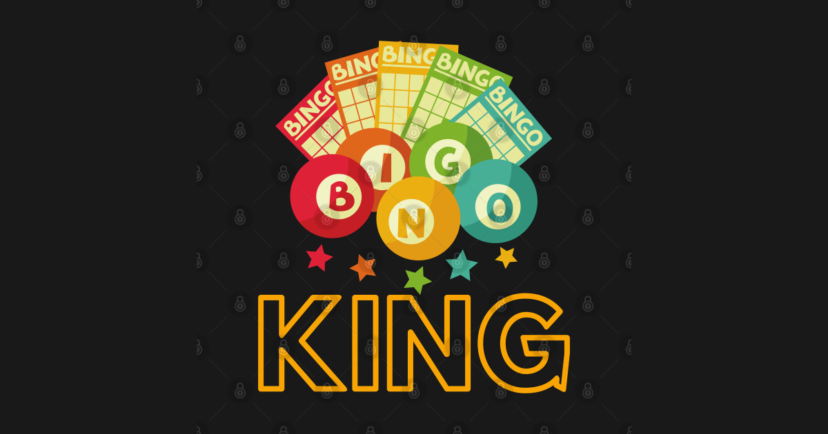 Bingo King Bingo Balls Cards Mask Sweatshirt - Bingo - T-Shirt | TeePublic