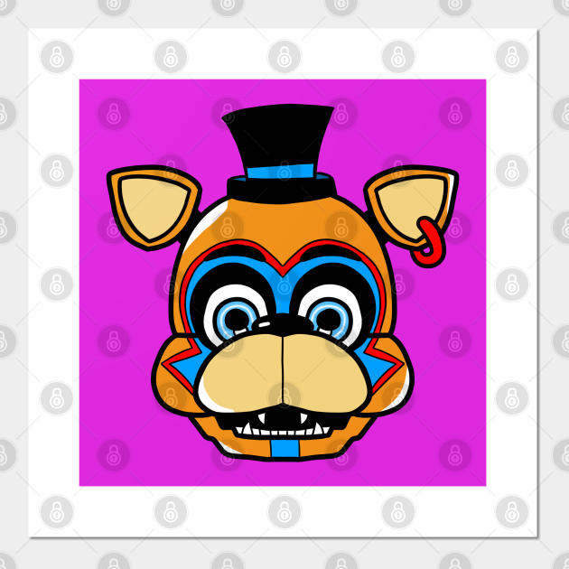 Chibi Glam Rock Freddy - Video Game - Posters and Art Prints | TeePublic