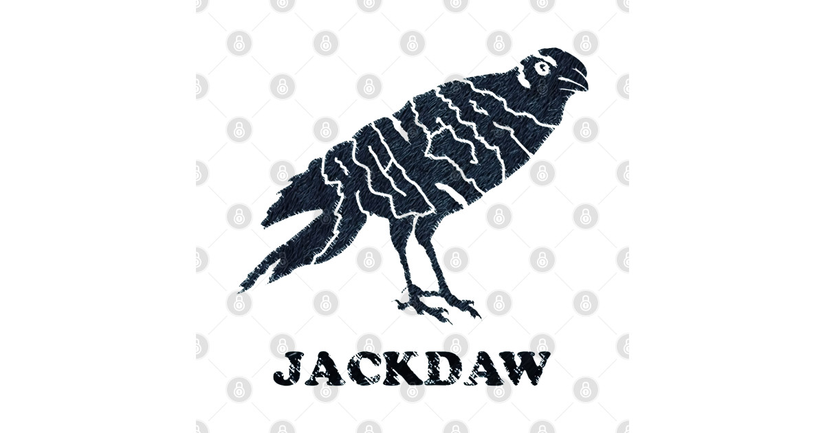 JACKDAW Logo Font - Jackdaw - T-Shirt | TeePublic