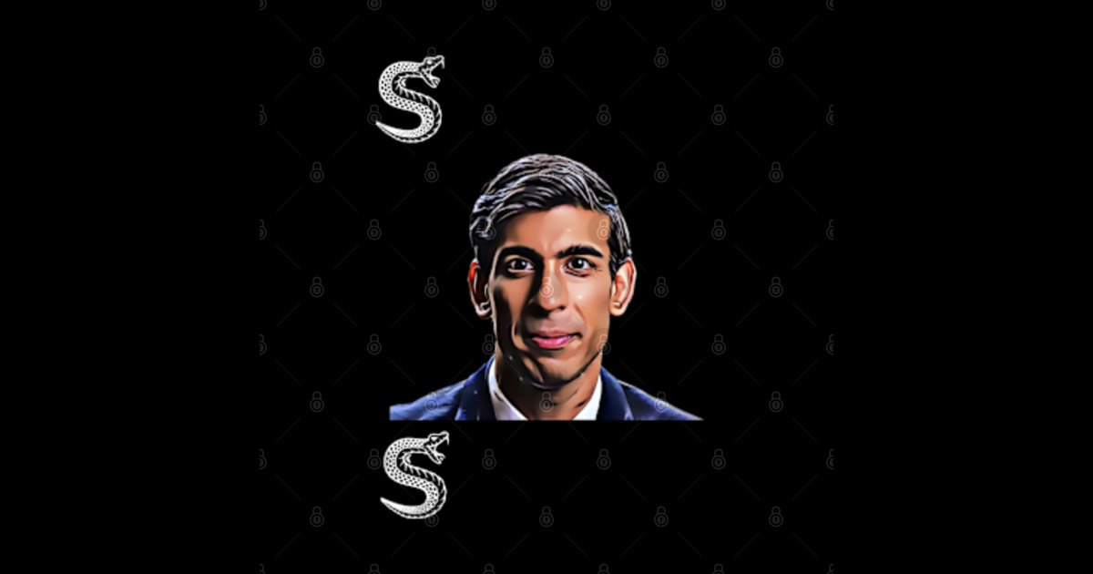 Rishi Sunak - Snake - Rishi Sunak - Sticker | TeePublic