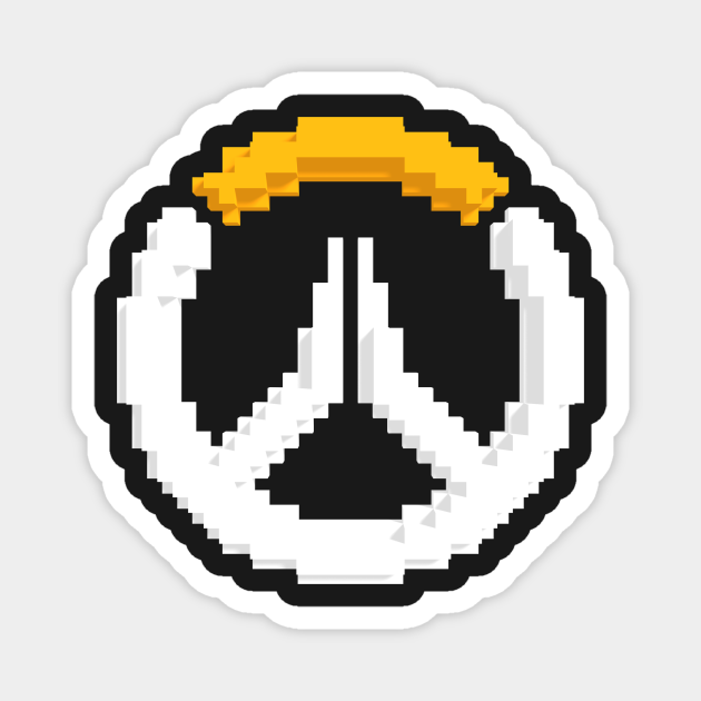 Pixel Overwatch Logo - Overwatch - Magnet | TeePublic