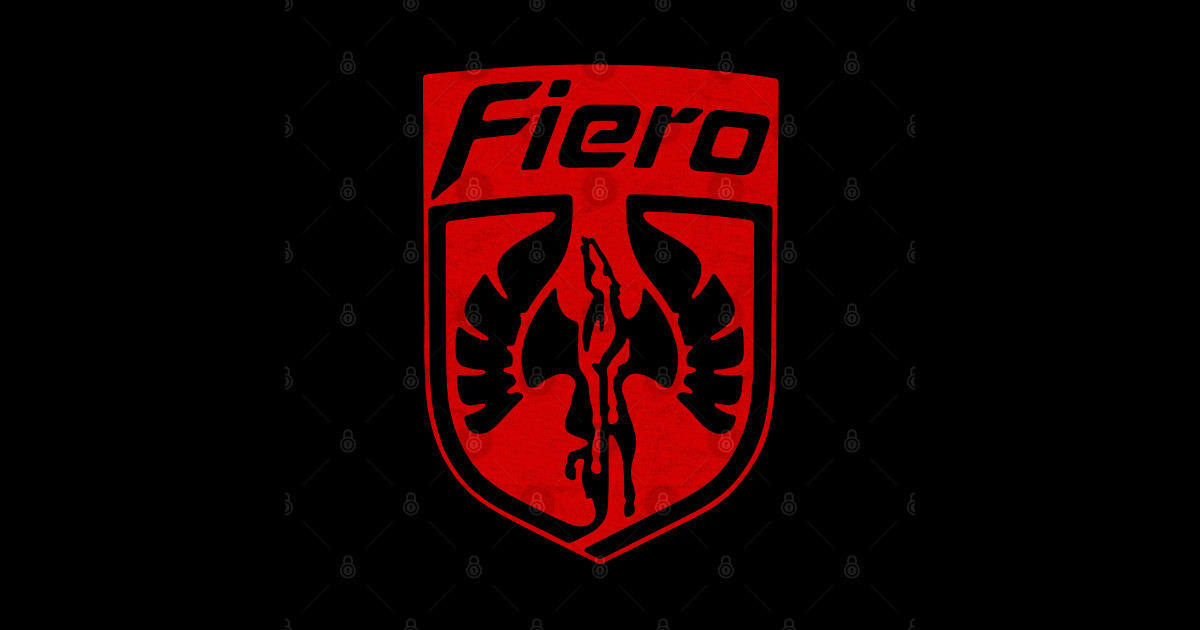 Pontiac Fiero Emblem - Fiero - Sticker | TeePublic