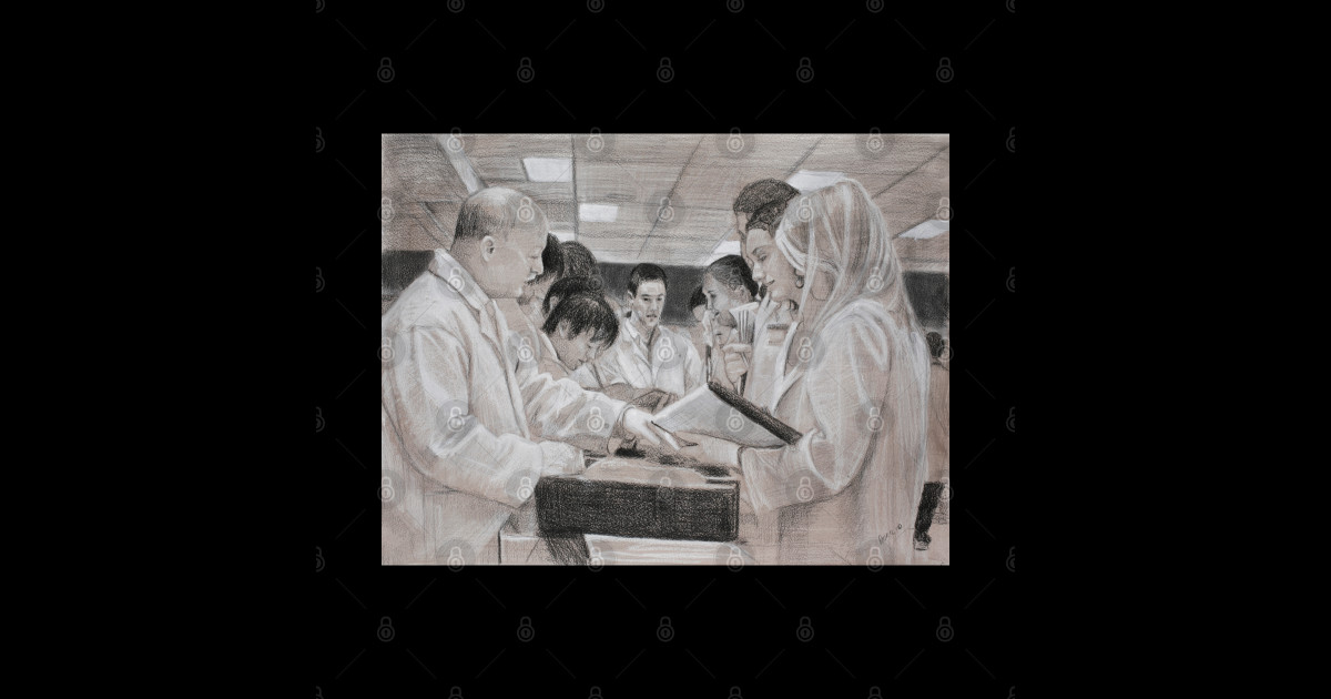 Pathology Lab - Drawing by Avril Thomas - Adelaide Artist - Pathology ...