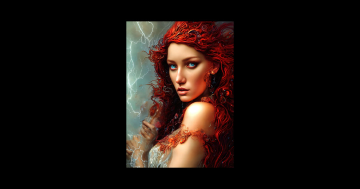 Elemental goddesses red color - Elemental Goddesses - T-Shirt | TeePublic