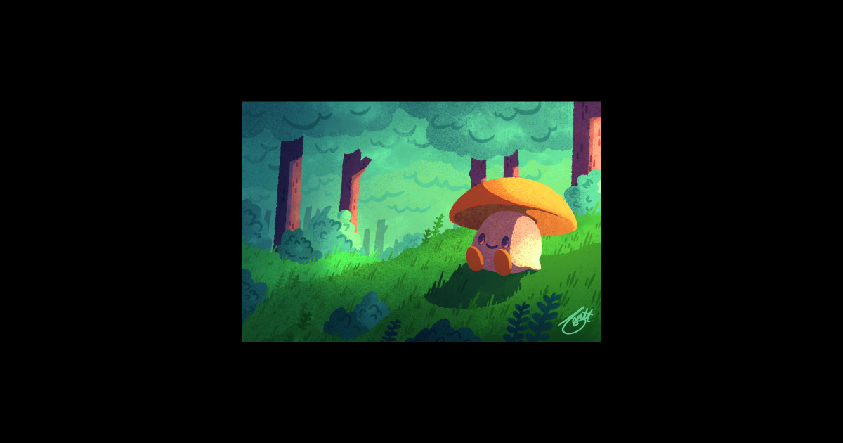 Fungus Friend Cute Mushroom Sticker Teepublic