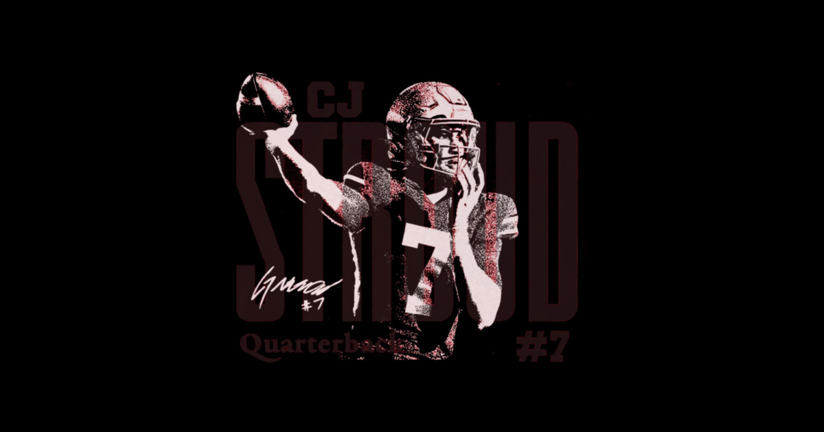 C.J. Stroud Houston Overlay - Cj Stroud - Sticker | TeePublic