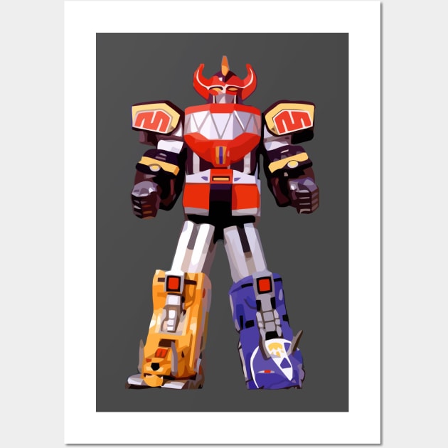 Mega Zord - Megazord - Posters and Art Prints | TeePublic