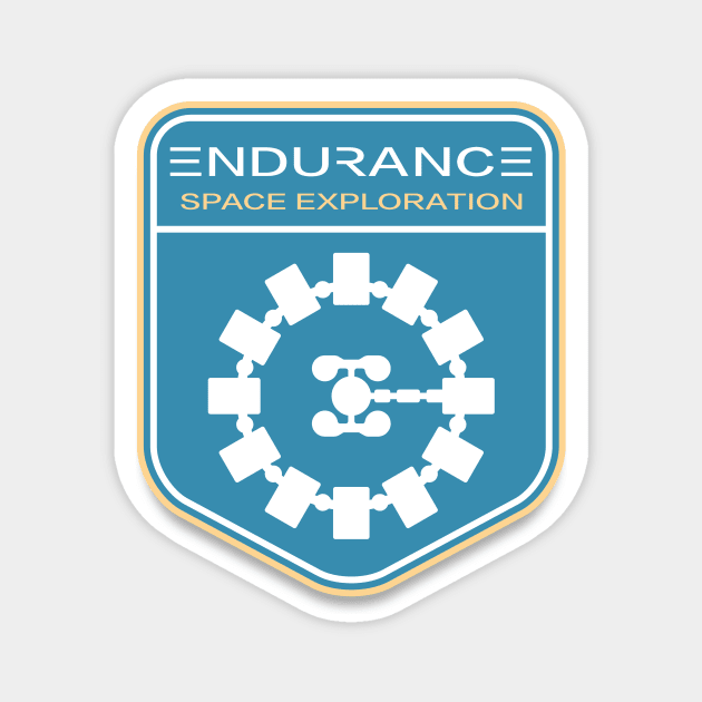 Interstellar Mission Patch - Interstellar - Magnet | TeePublic