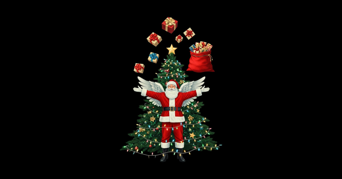 Santa Claus with Wings Holiday Celebration - Santa Claus With Wings ...