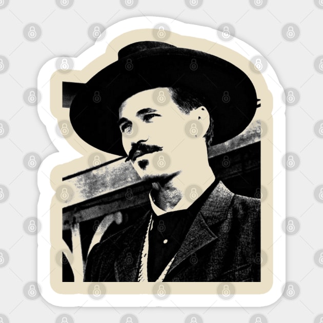 Val-Kilmer // Doc-Holiday - Val Kilmer - Sticker | TeePublic