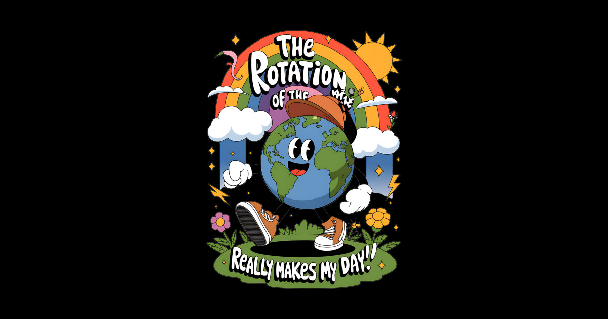 The Rotation Of The Earth Really Makes My Day Funny Science - The ...