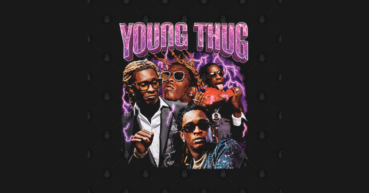 Young Thug Retro Vintage - Young Thug - T-Shirt | TeePublic