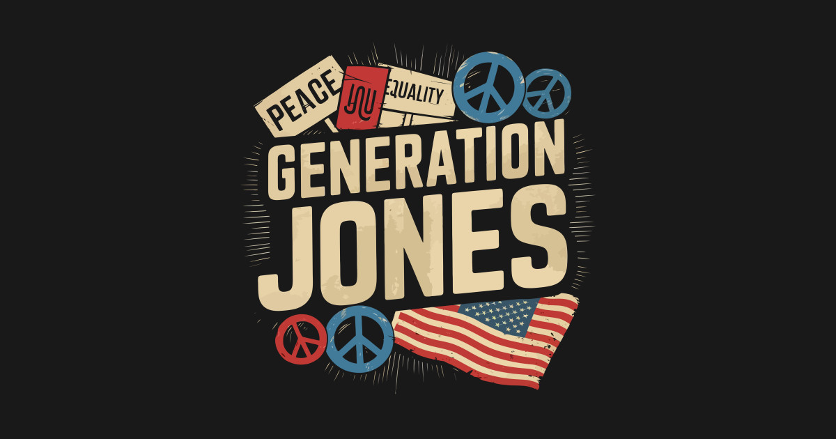 GENERATION JONES - PEACE AND EQUALITY - Generation Jones - T-Shirt ...
