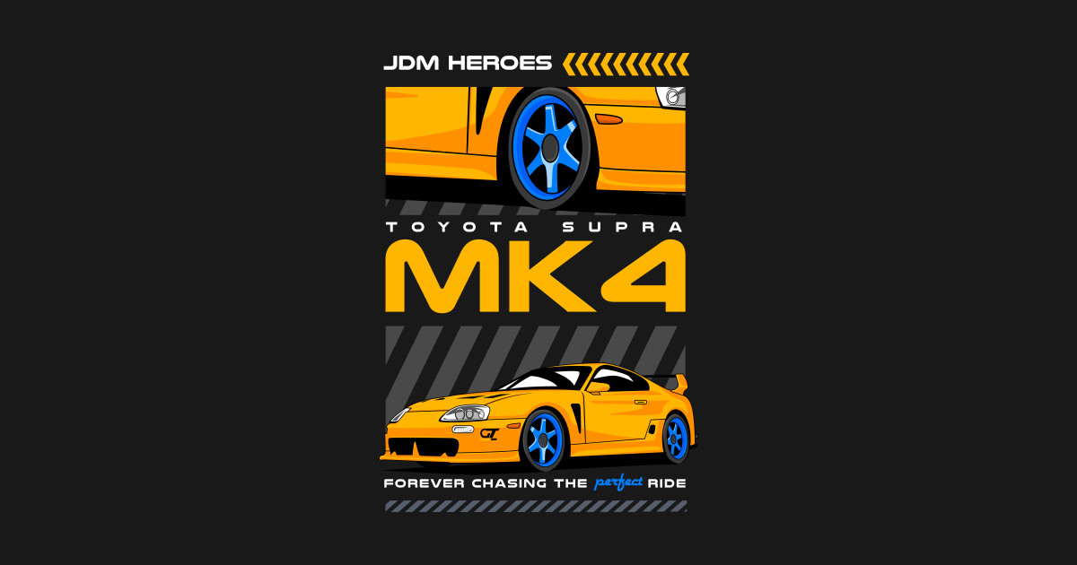Supra MK4 Iconic Design - Supra Mk4 - T-Shirt | TeePublic