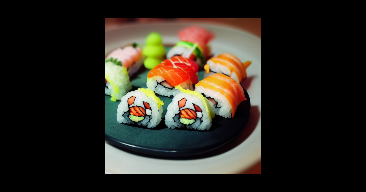 Kawaii Anime Sushi - Sushi - Posters and Art Prints | TeePublic