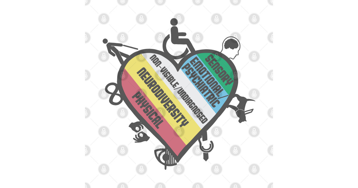 Disability Pride - Disability Pride - T-Shirt | TeePublic