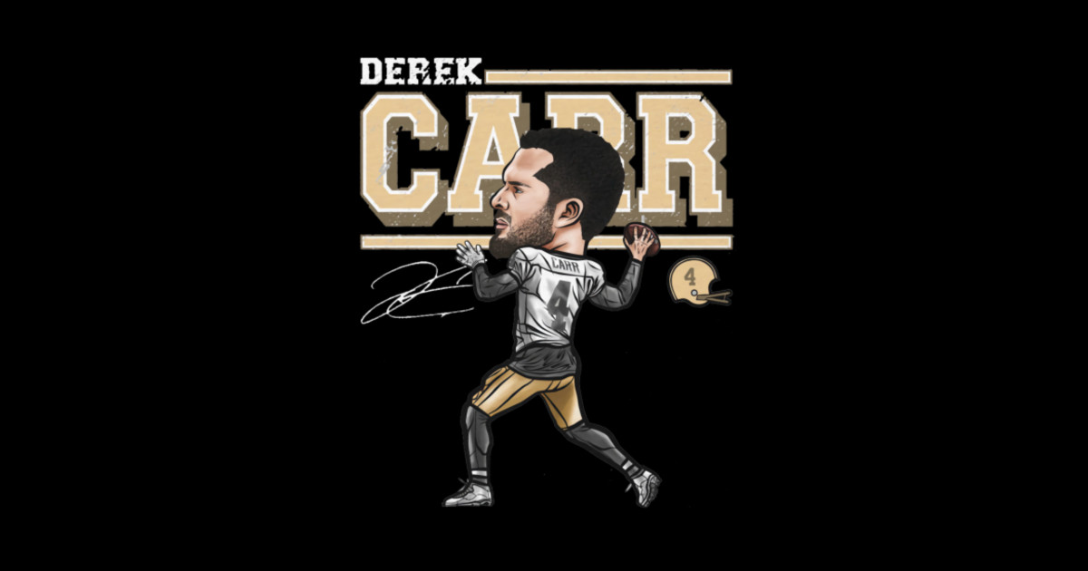 Derek Carr New Orleans Cartoon - Derek Carr - Sticker | TeePublic