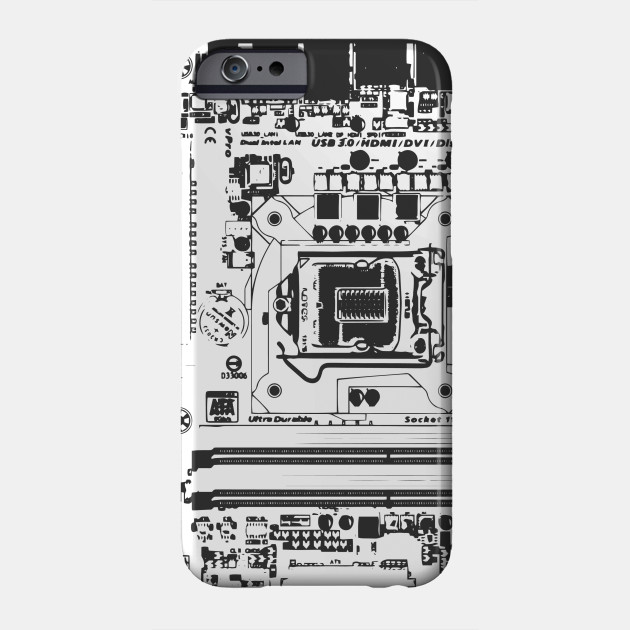 PC Motherboard - Computer - Phone Case | TeePublic