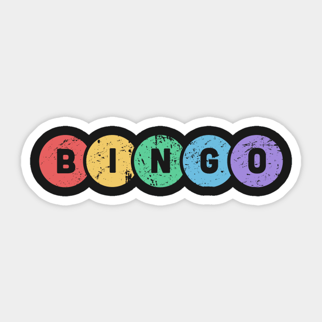 Bingo Balls - Bingo - Sticker | TeePublic
