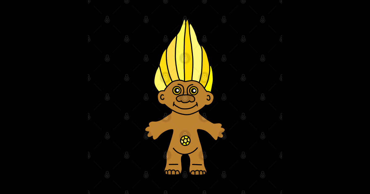 Yellow Troll - Troll - Sticker | TeePublic