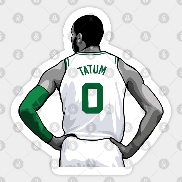 Jayson Tatum Vector Standing - Jayson Tatum - Sticker | TeePublic