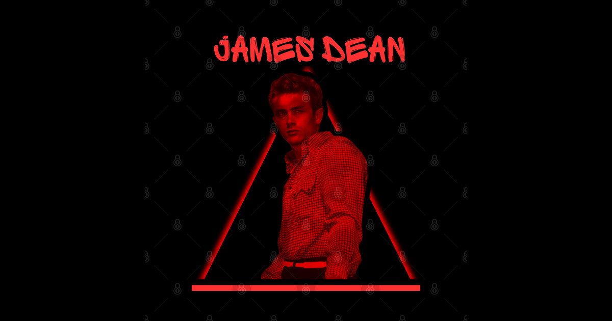 James Dean / Retro Style - James Dean - Sticker | TeePublic