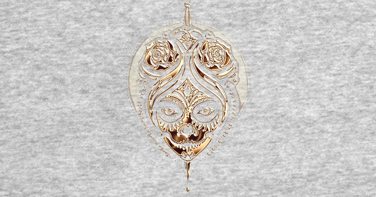 La Catrina / Santa Muerte / gold edition - Santa Muerte - Baseball T ...