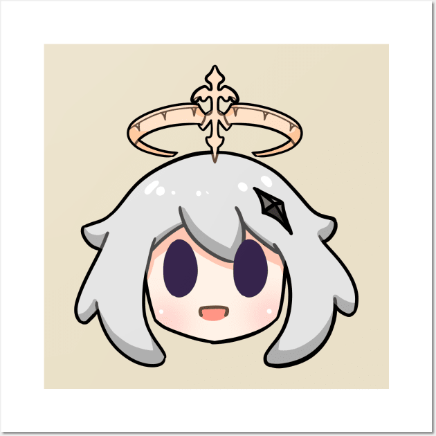 Genshin impact paimon chibi head - Paimon - Posters and Art Prints ...