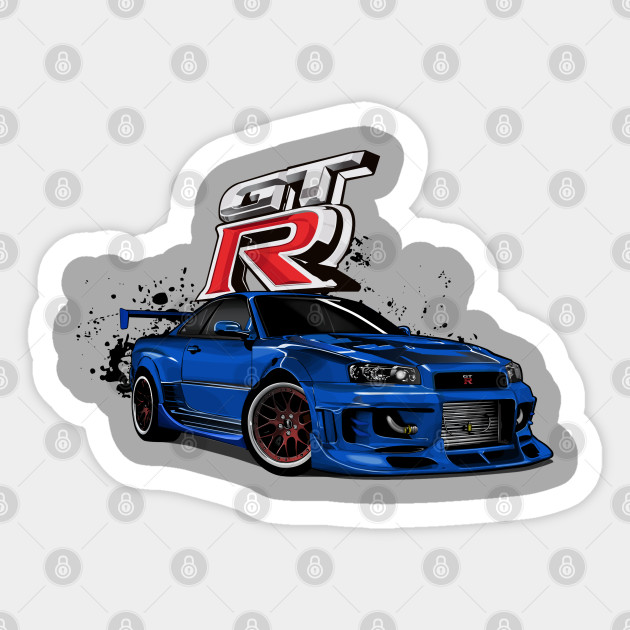 Nissan Skyline GT-R - Nissan Gtr - Sticker | TeePublic