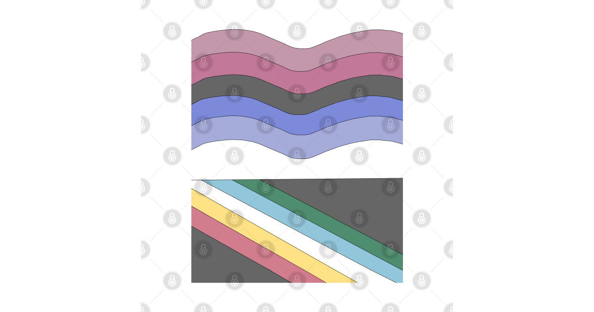 Omnisexual and Disability Pride Flags Wavy - Omnisexual Disability ...