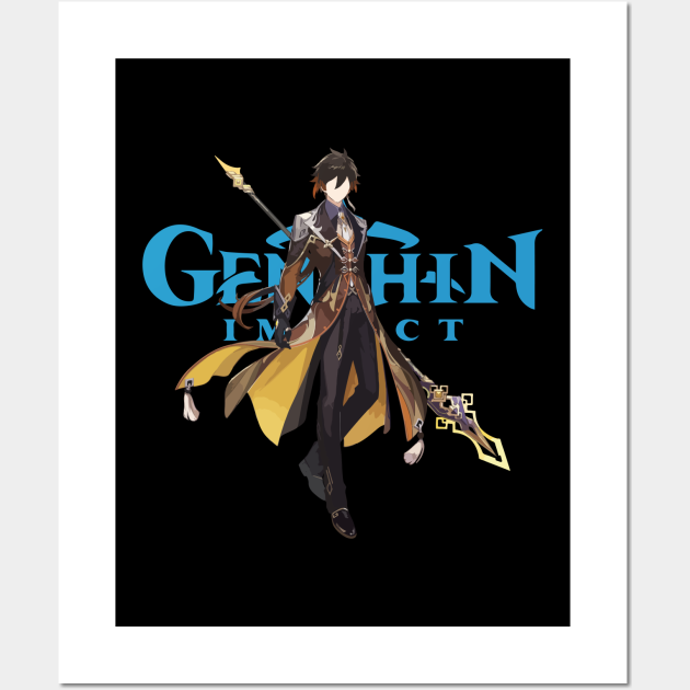 Genshin Impact Zhongli - Genshin Impact - Posters and Art Prints ...