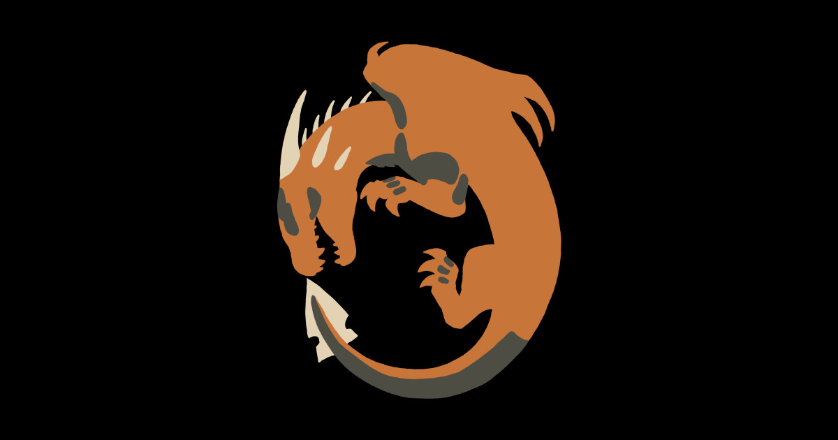 Dragonheart Draco Logo - Dragon - Sticker | TeePublic