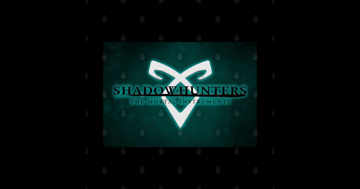 Shadowhunters - Angelic Rune - Blue Glow - Angelic - Sticker | TeePublic