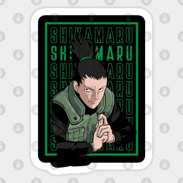 Shikamaru Anime Fanart - Shikamaru Nara - Sticker | TeePublic