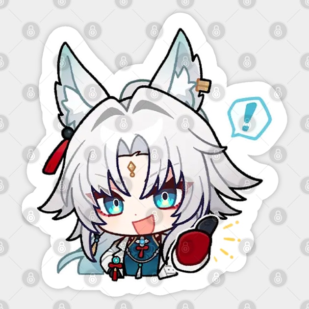 Honkai Star Rail Chibi Fei Xiao - Honkai Star Rail - Sticker | TeePublic