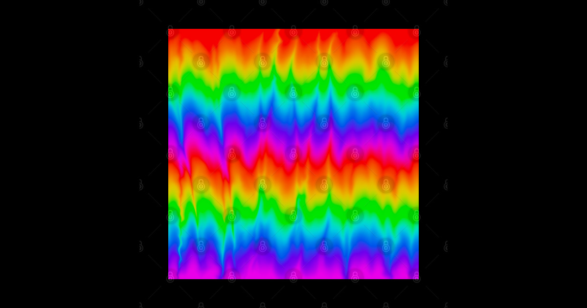 Rainbow Bleed - Rainbow - Sticker | TeePublic