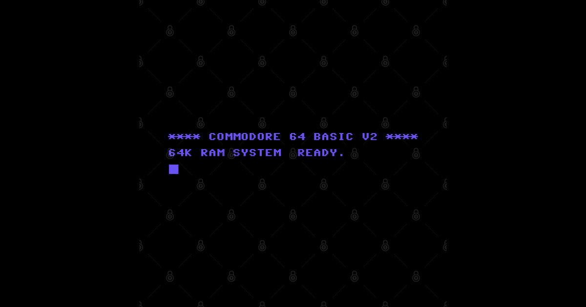 Commodore 64 System Ready Startup Screen v01 - Commodore 64 - Sticker ...