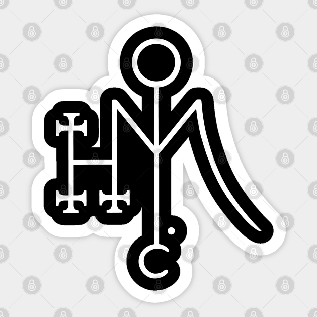 Moloch Demon sigil - Moloch - Sticker | TeePublic