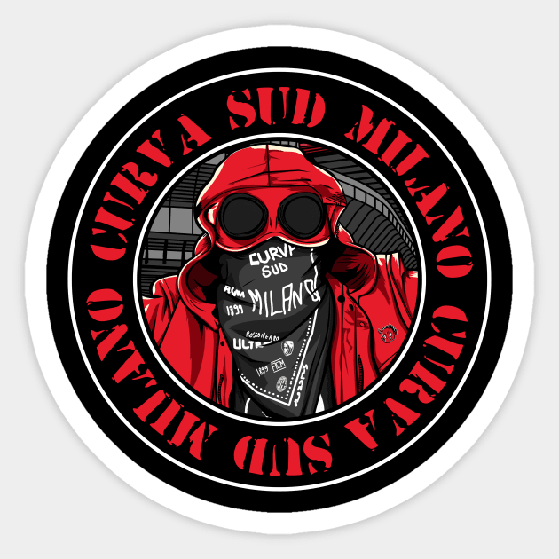 CURVA SUD MILANO - Curva Sud Milano - Sticker | TeePublic