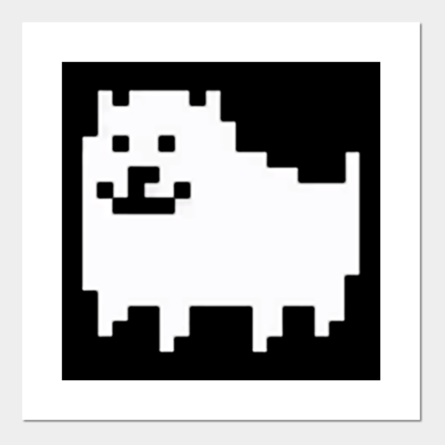 Annoying Dog - Annoying Dog Undertale Pixel Dog - Posters and Art ...