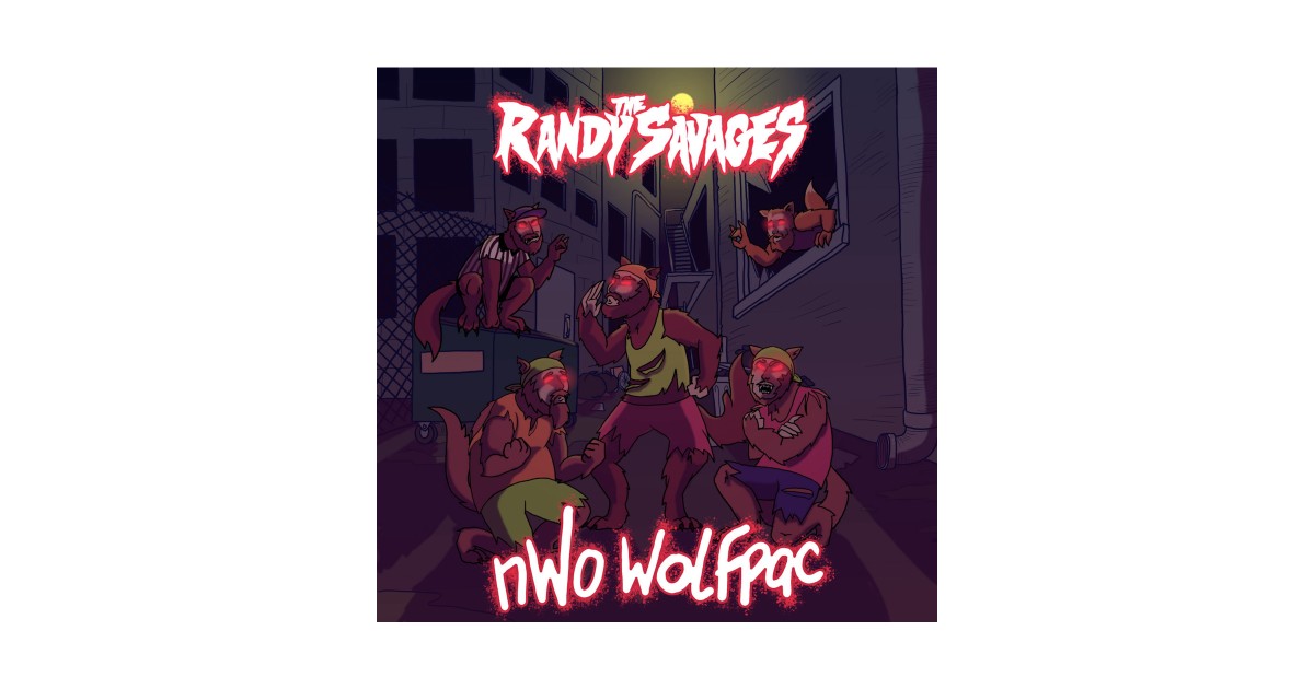 THE RANDY SAVAGES NWO WOLFPAC ALBUM COVER Claire McKinney Art ...