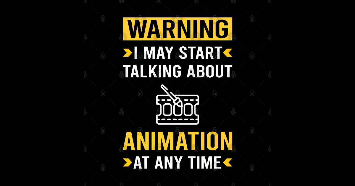 Warning Animation - Animation - Sticker | TeePublic