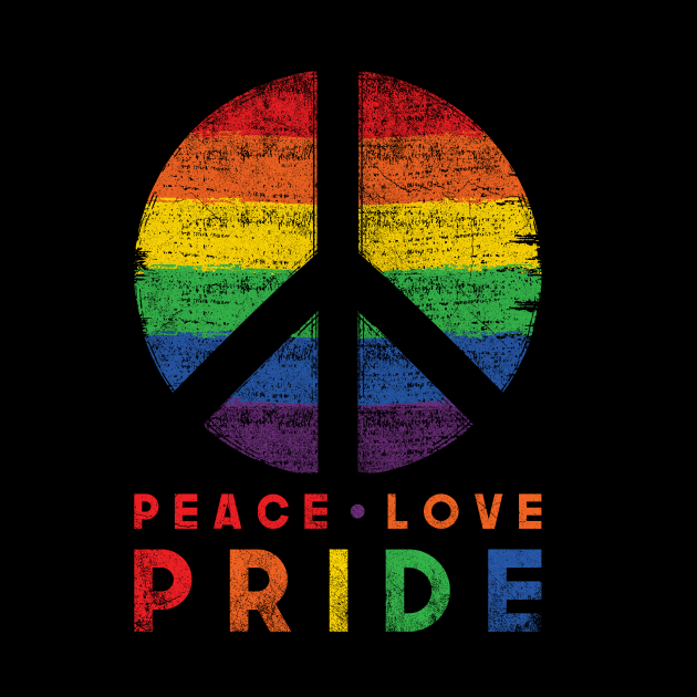 Peace Love Pride Peace Sign Lgbt Lgbt Peace Symbol Tapestry Teepublic