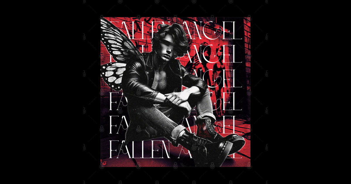 Fallen Angel Graphic - Fallen Angels - Sticker | TeePublic