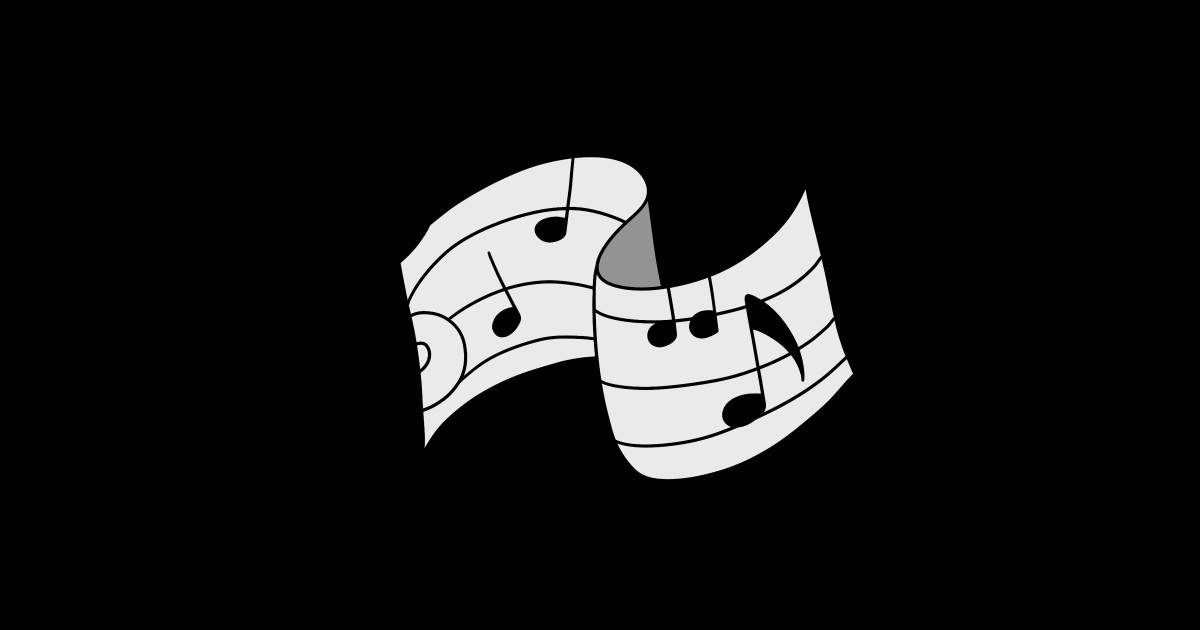 Music Staff - Music - Sticker | TeePublic