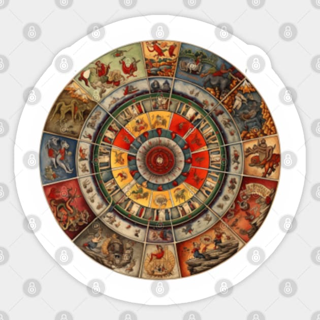 Wheel of Samsara - Wheel Of Samsara - Sticker | TeePublic